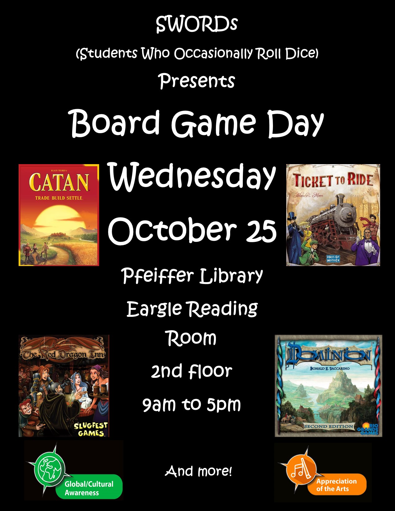 Board Game Day in the Library (Pfeiffer Life) | Pfeiffer University